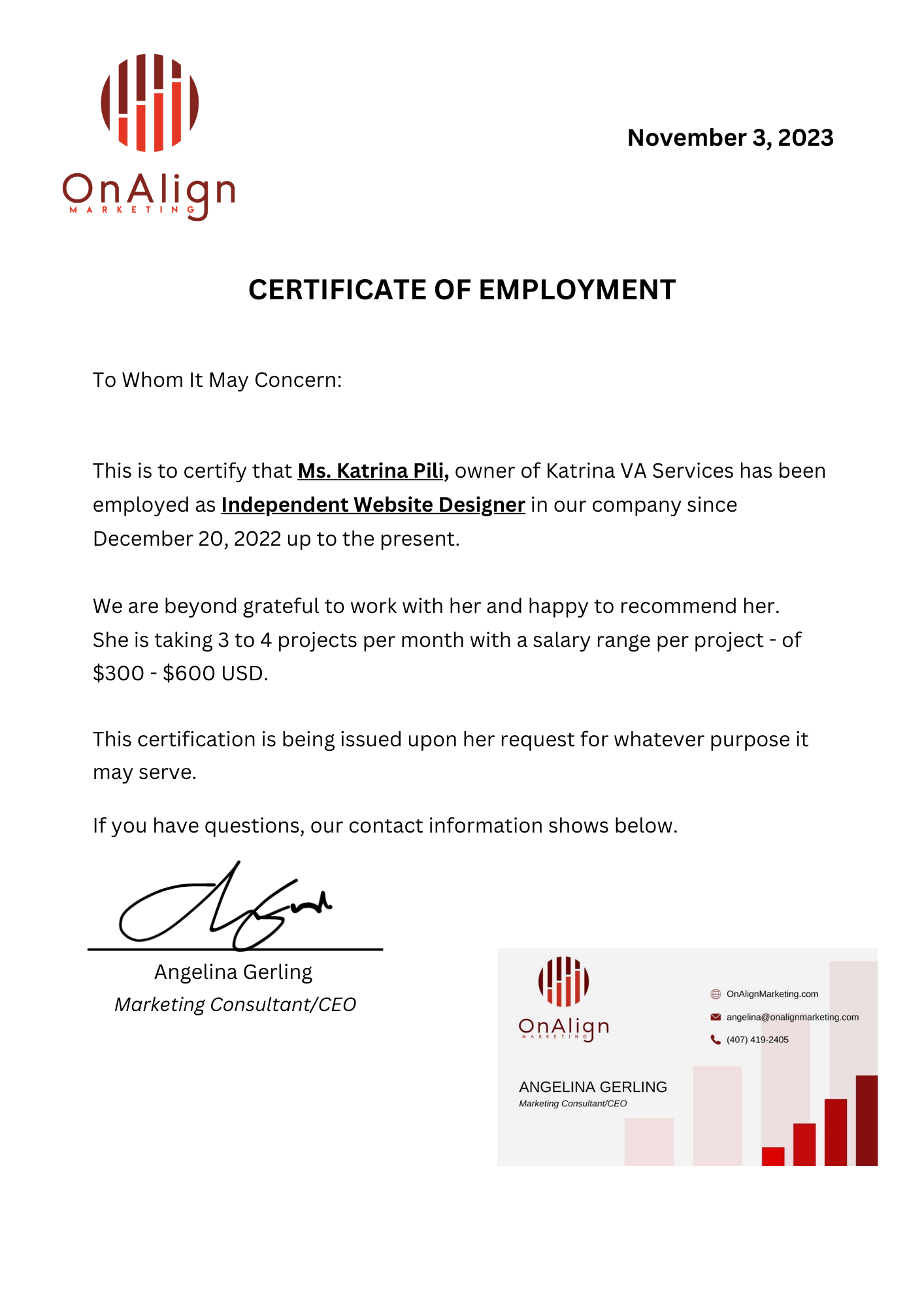 About – Katrina VA Services